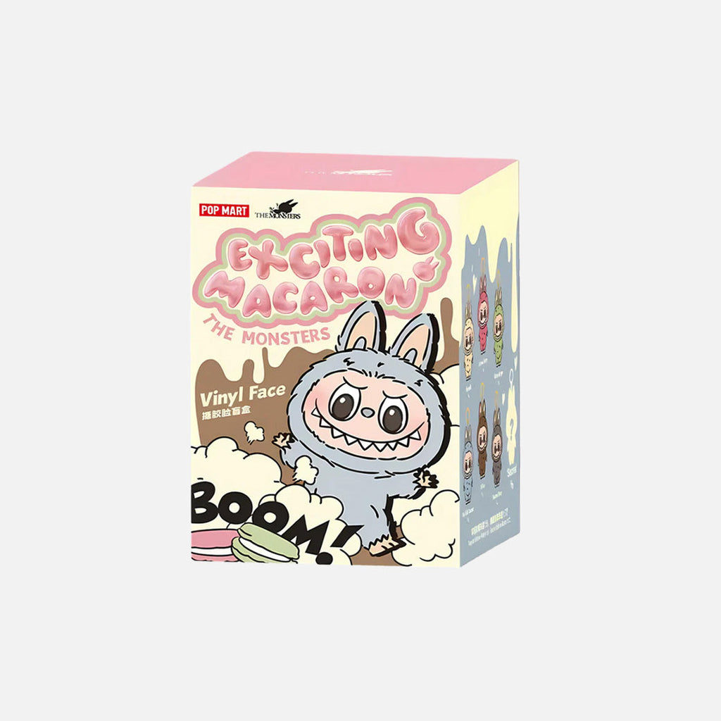 Pop Mart Labubu The Monsters 'Exciting Macaron' Vinyl Face Blind Box ...