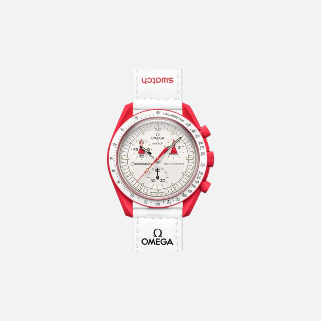 Swatch x Omega Bioceramic Moonswatch Mission to Mars (SO33R100 ...