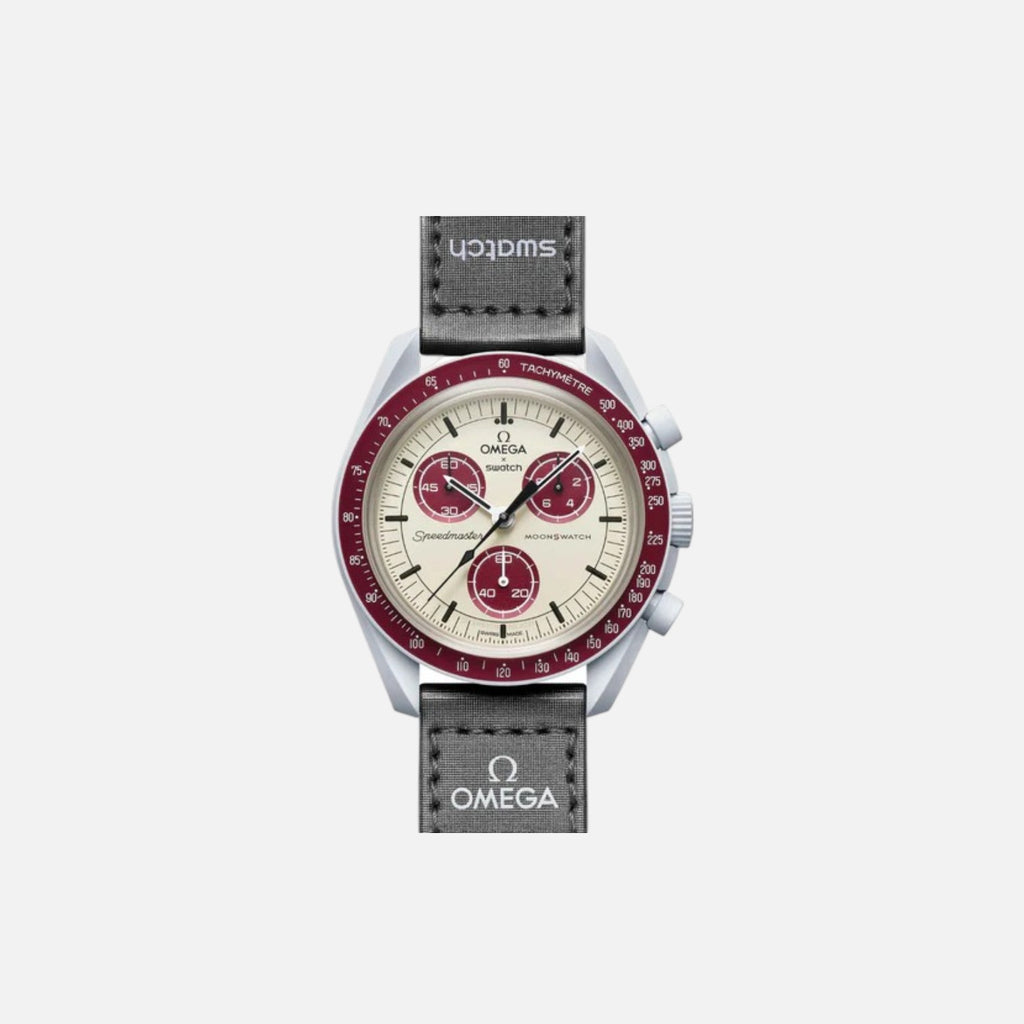 Swatch x Omega Bioceramic Moonswatch Mission to Pluto - SO33M101 ...